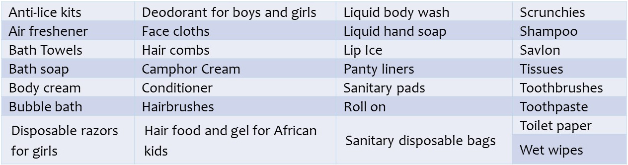 Needs List – Sedibeng Children's Haven